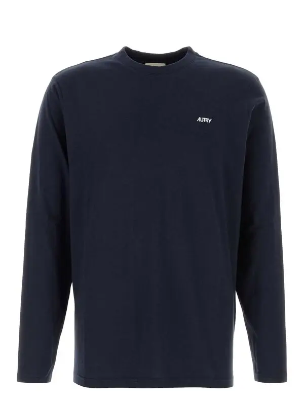 AUTRY 100% Cotton T-shirt - Blue
