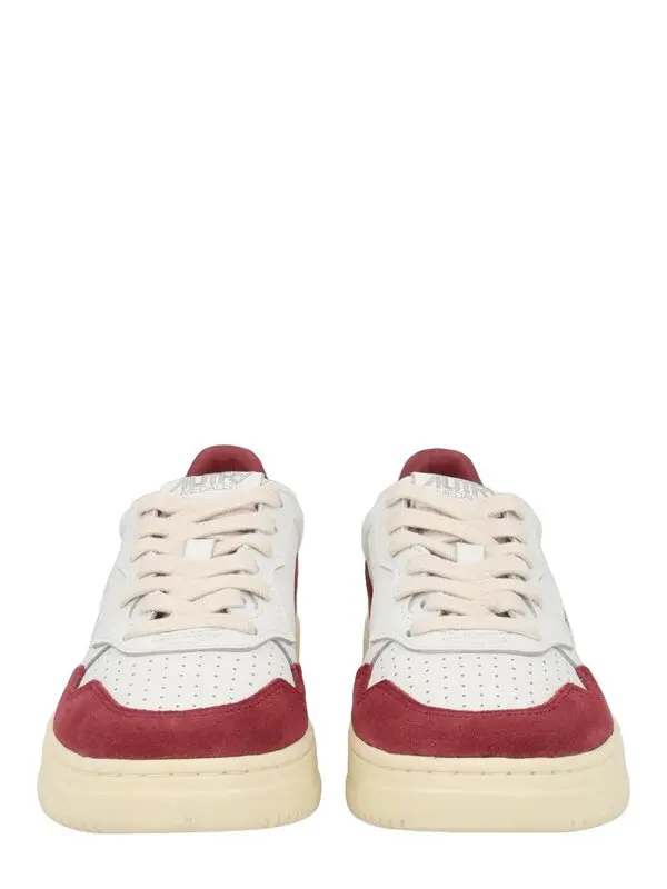 AUTRY Leather & Suede Lace-up Sneakers - Multicolour