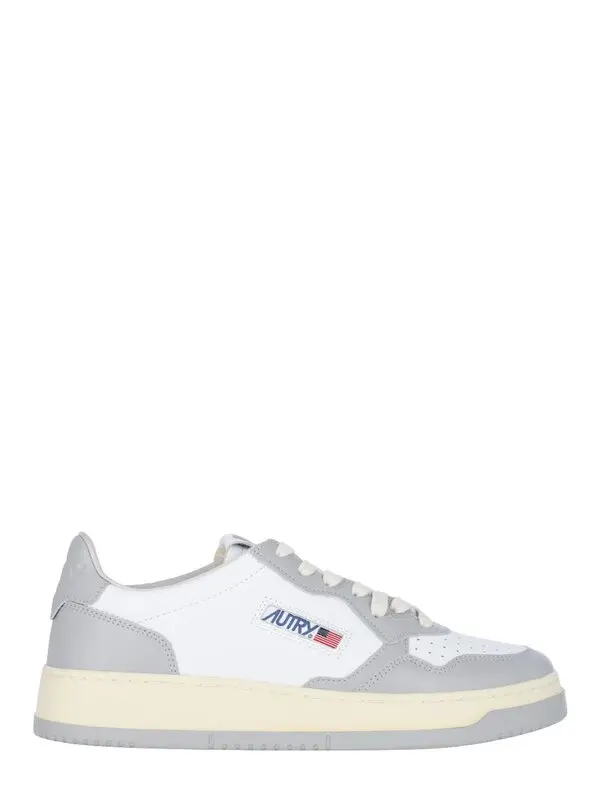 AUTRY Cow Leather Sneakers - White