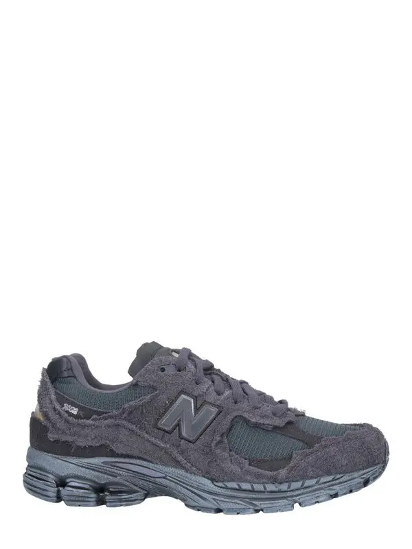 NEW BALANCE Suede And Mesh Lace-up Sneakers - Grey
