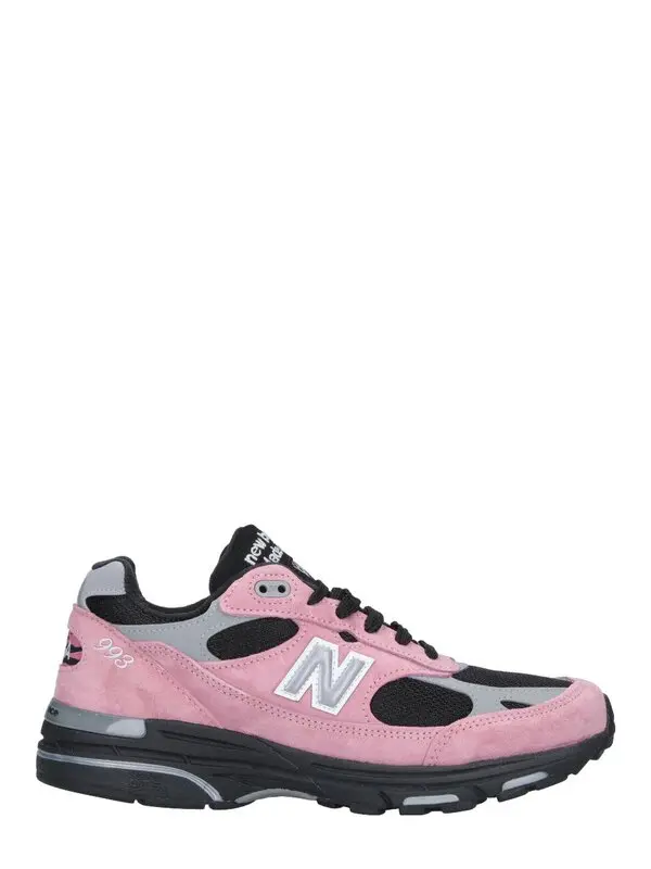 NEW BALANCE Suede And Mesh Sneakers - Pink