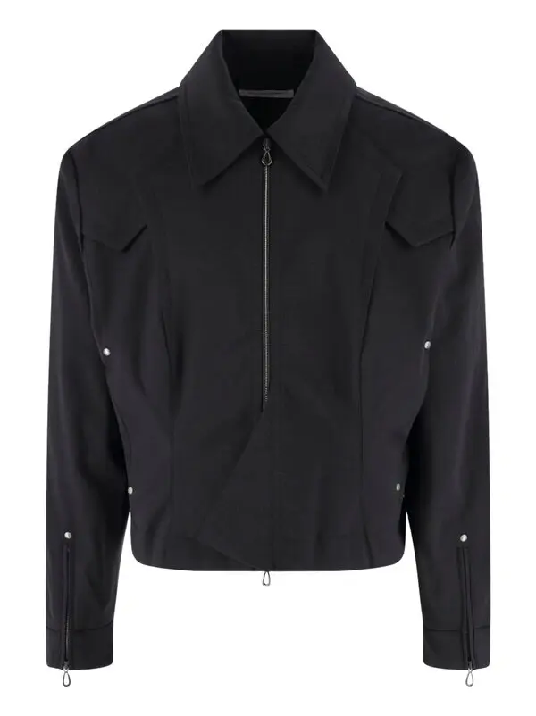 KIKO KOSTADINOV Wool Blend Tailored Jacket - Black
