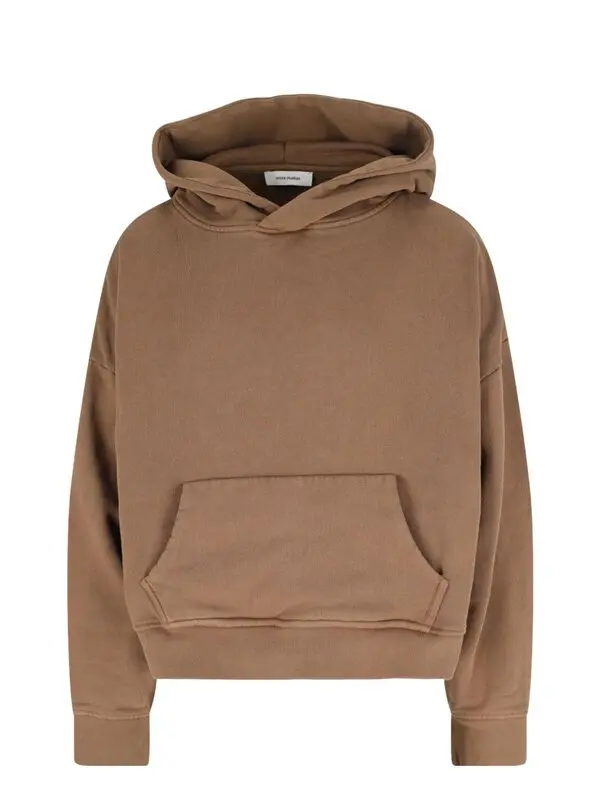 ENTIRE STUDIOS 100% Organic Cotton Crewneck Sweater - Brown