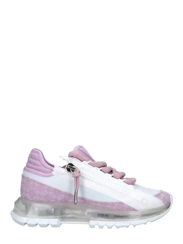 Givenchy Calf Leather Zip Up Sneakers - White