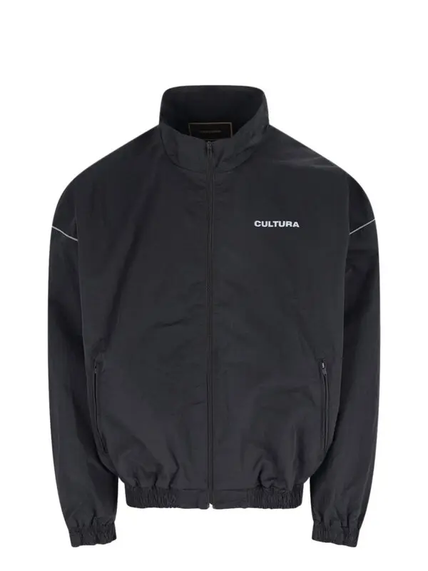 CULTURA Zip-up Track Jacket - Black