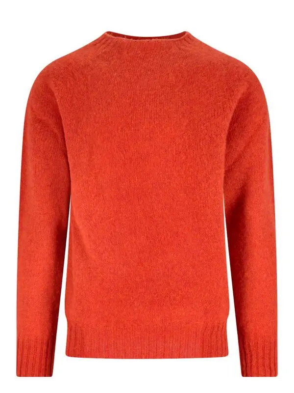 Howlin' Fine Wool Crew Neck Sweater - Orange