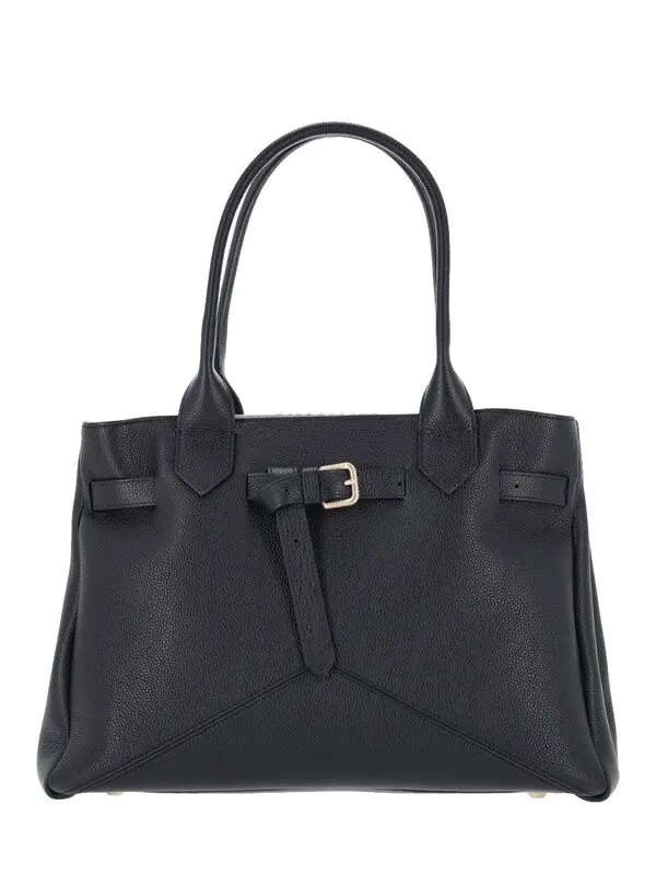 BALLANTYNE Leather Tote Bag - Black