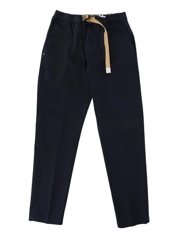 WHITE SAND Stretch Cotton Trousers - Multicolour