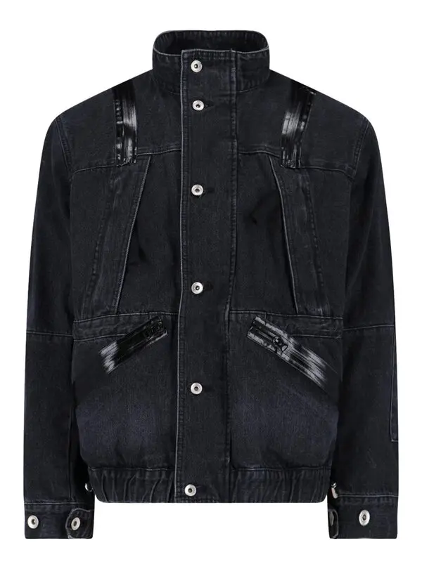 Sacai Cotton Poplin Jacket - Black
