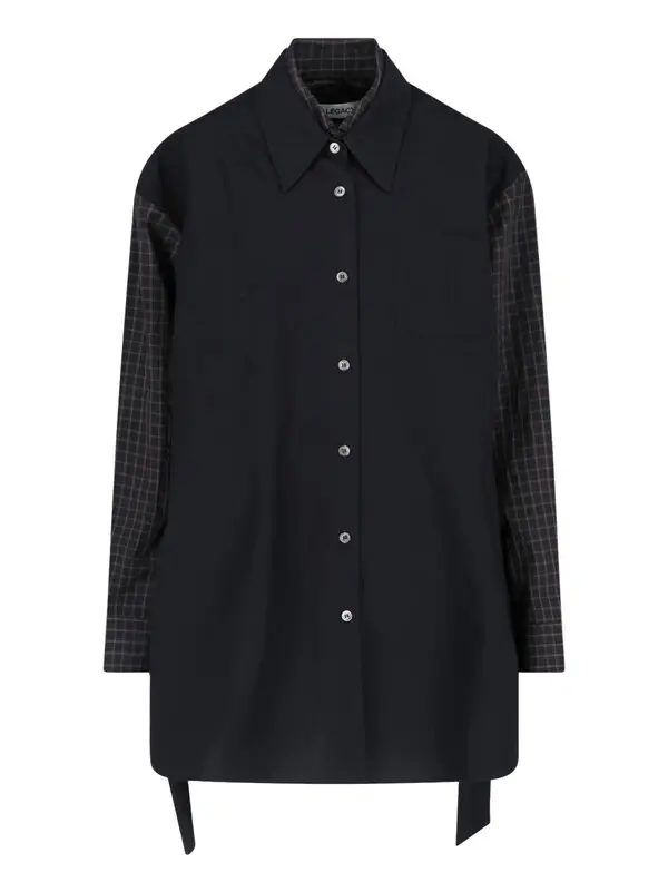 Our Legacy Liquid Poplin Button-up Shirt - Black