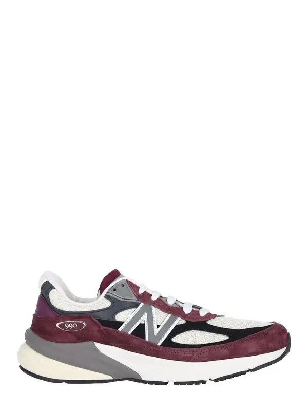 NEW BALANCE 990 Low Top Athletic Sneakers - Red