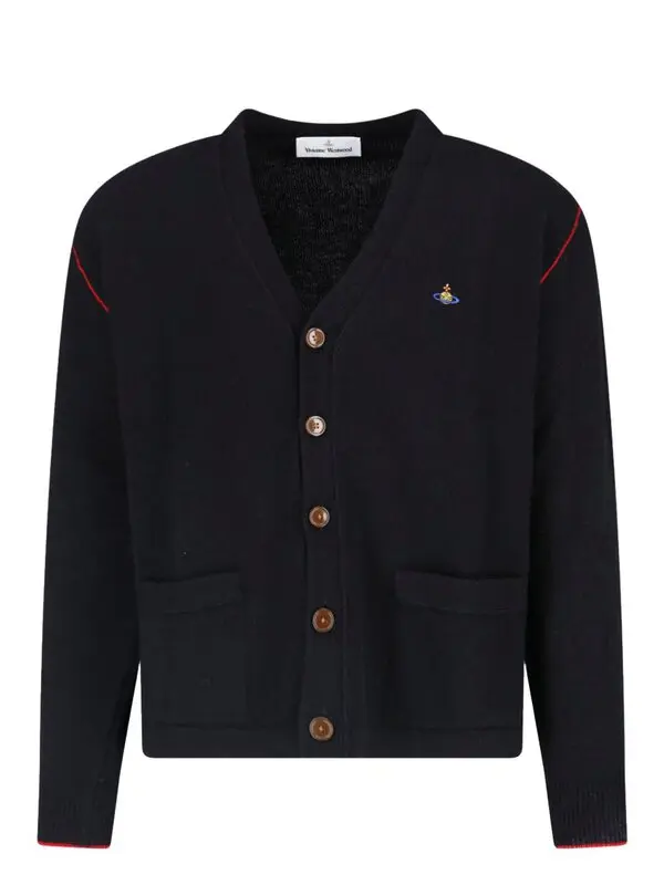 VIVIENNE WESTWOOD Wool-cashmere Crew Neck Sweater - Black