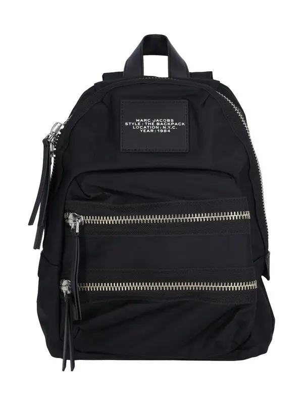 Marc Jacobs Nylon Backpack - Black