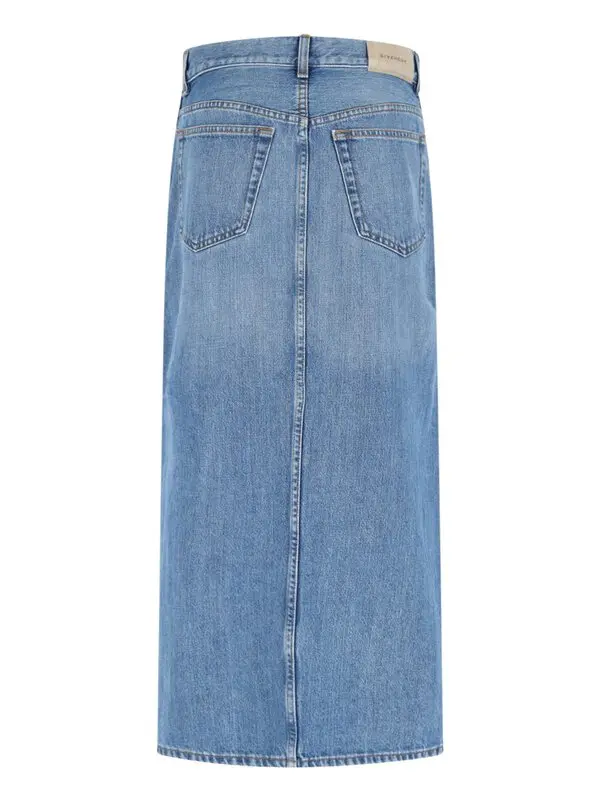 Givenchy Classic Waist Mini Skirt With Loops - Blue