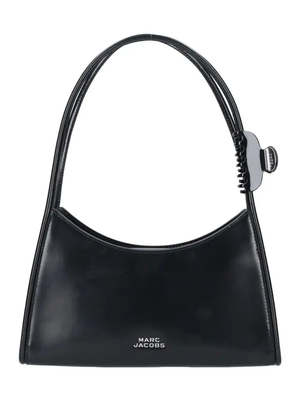 Marc Jacobs Glam Claw Clip Shoulder Handbag - Black