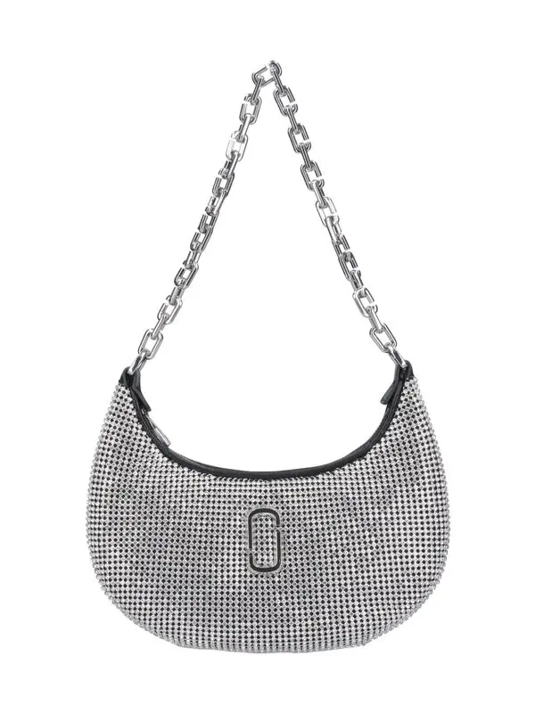 Marc Jacobs Aluminium Mesh Mini Bag With Glass Detail - Silver