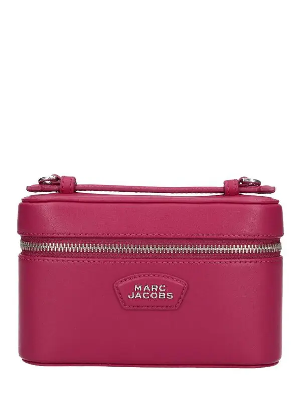 Marc Jacobs Split Cow Leather Handbag With Polyurethane Coating - Pink