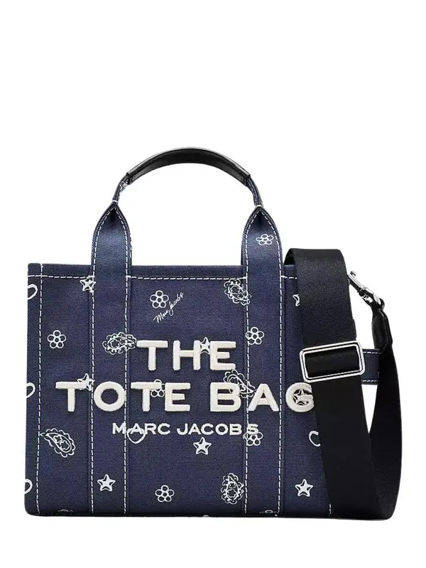 Marc Jacobs Floral Pattern Tote Bag - Blue