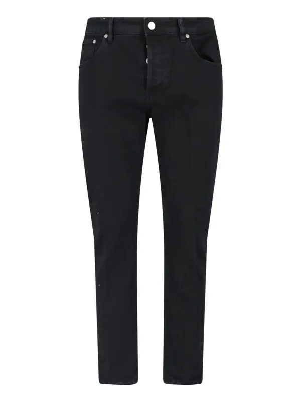 PT TORINO Stretch Cotton Denim Jeans - Black