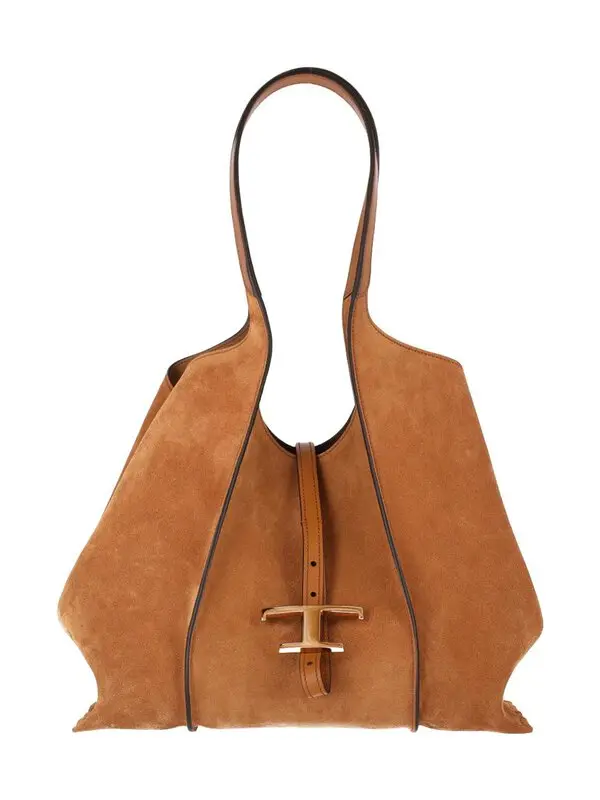 TOD`S Tod's Premium Calf Leather Shoulder Bag - Brown