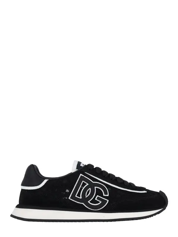 Dolce & Gabbana Low-top Logo Sneakers - Black