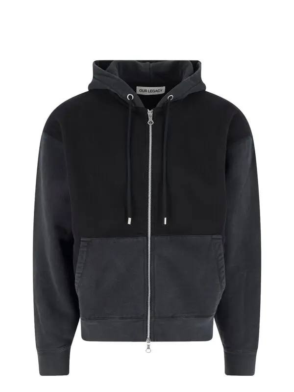 Our Legacy Zip-up Hoodie - Black