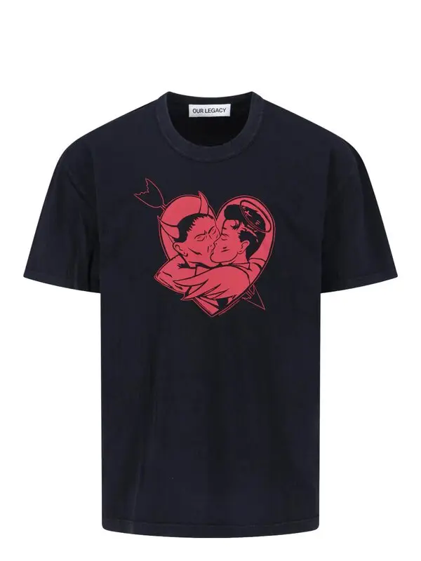 Our Legacy Love Story Graphic Print T-shirt - Multicolour