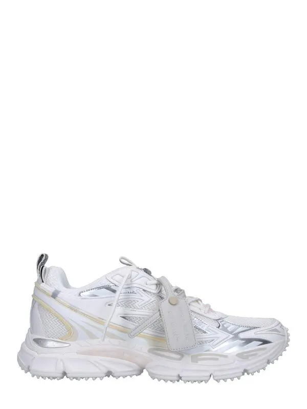 Off-White Low-top Athletic Sneakers - White