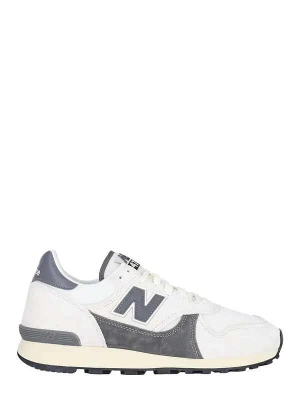 NEW BALANCE Suede Low Top Sneakers - White