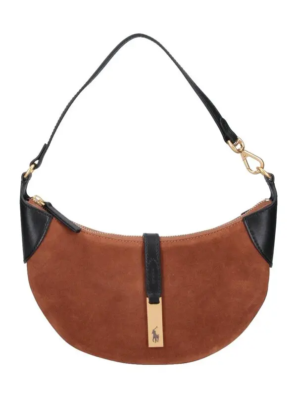 Polo Ralph Lauren 100% Cow Suede Crossbody Bag - Brown