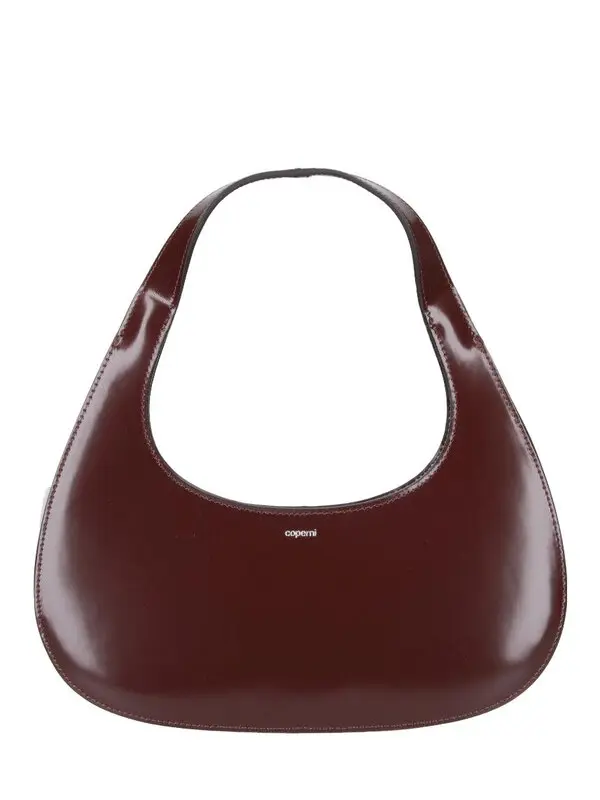 Coperni Leather Mini Bag With Sculpted Hardware Detail - Brown