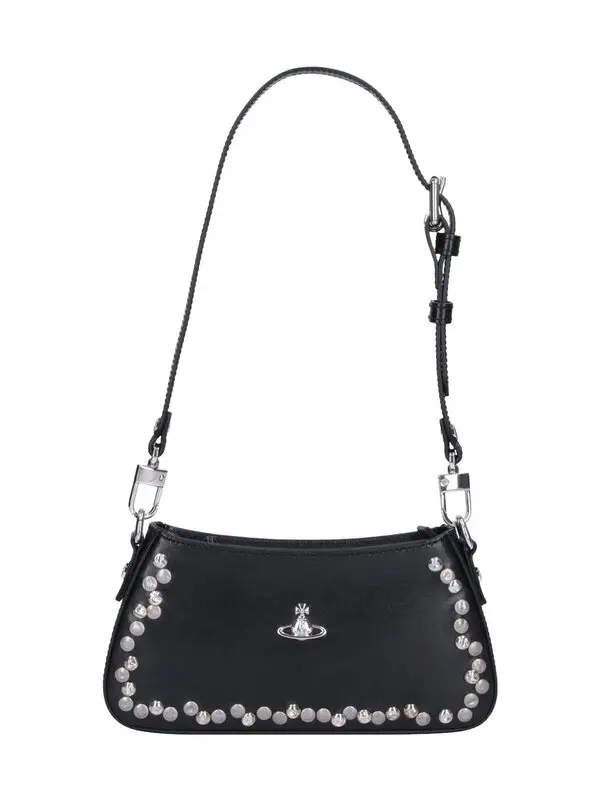 VIVIENNE WESTWOOD Embellished Shoulder Bag - Black