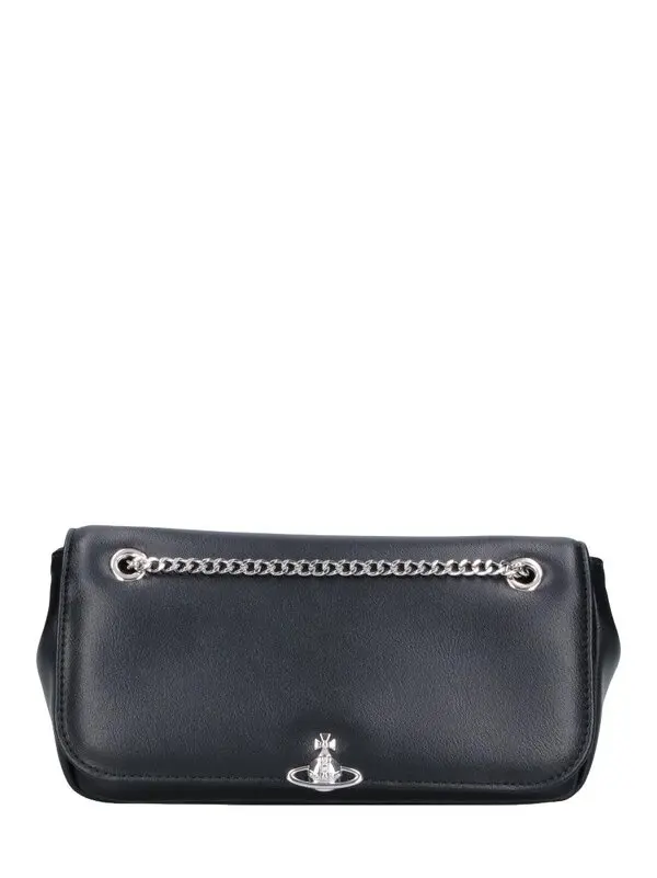 VIVIENNE WESTWOOD Chain Strap Shoulder Bag - Black