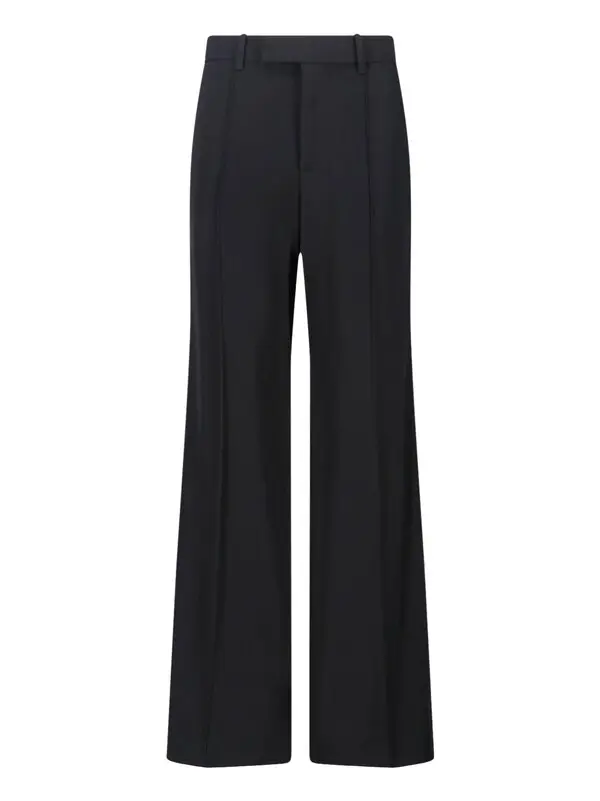 Phoebe Philo Wide-leg Tailored Trousers - Black