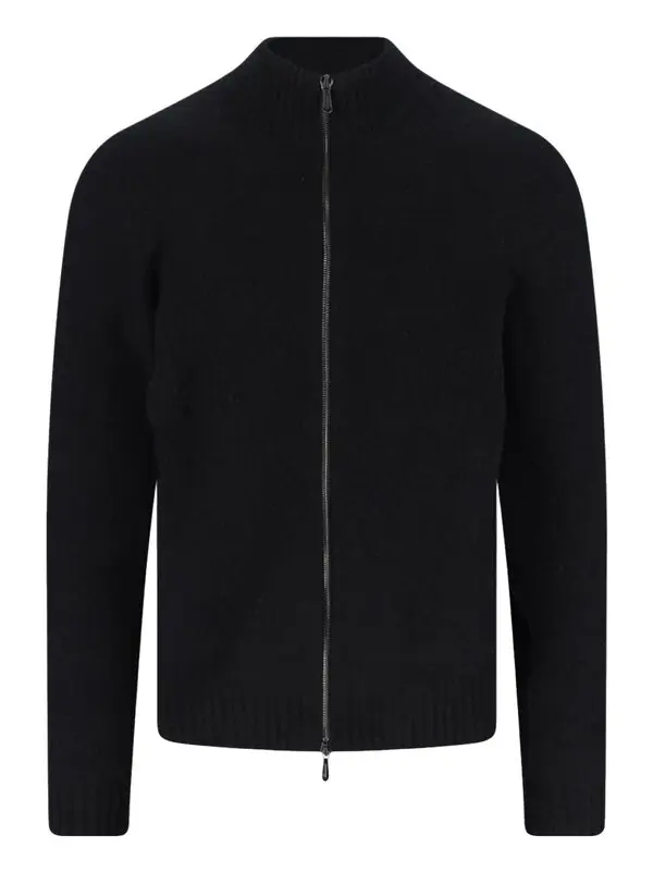 DRUMOHR 100% Lambswool Crewneck Sweater - Black