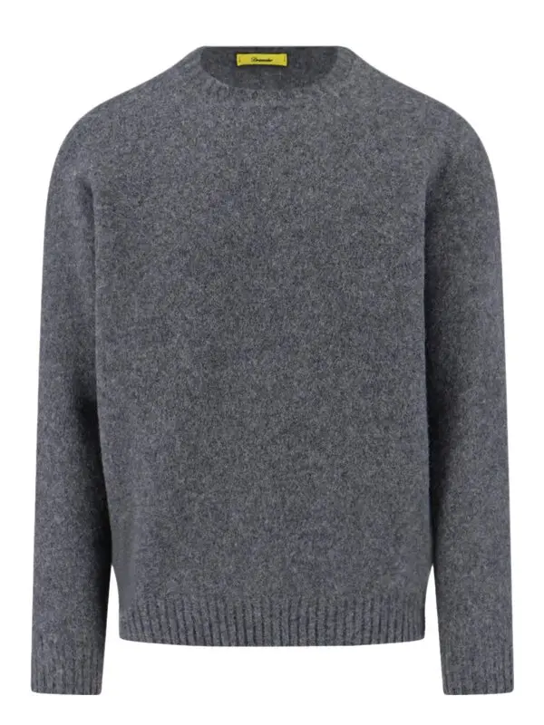 DRUMOHR 100% Lambswool Crewneck Sweater - Grey