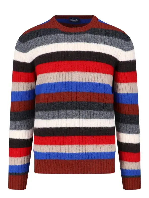 DRUMOHR Striped Crewneck Sweater - Multicolour