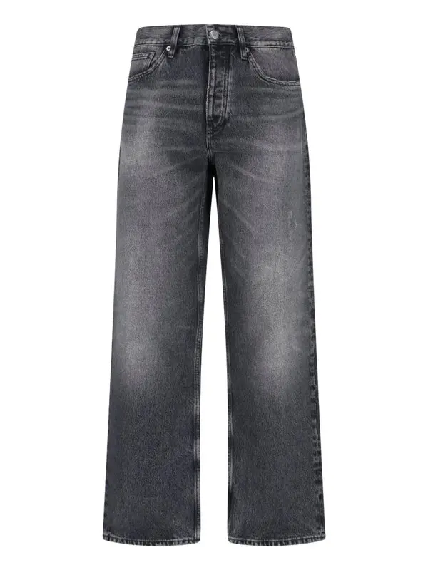 SUNFLOWER Cotton Jeans - Black