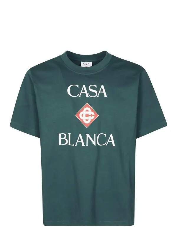 Casablanca Classic Organic Cotton T-shirt - Verde