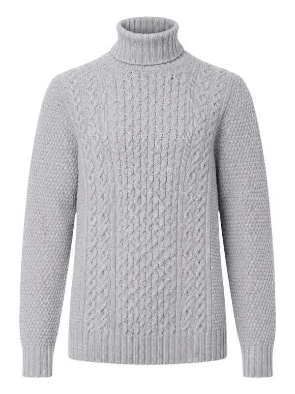 DRUMOHR Crewneck Wool Sweater - Grey