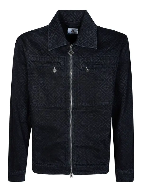 Casablanca Denim Jacket - Nero