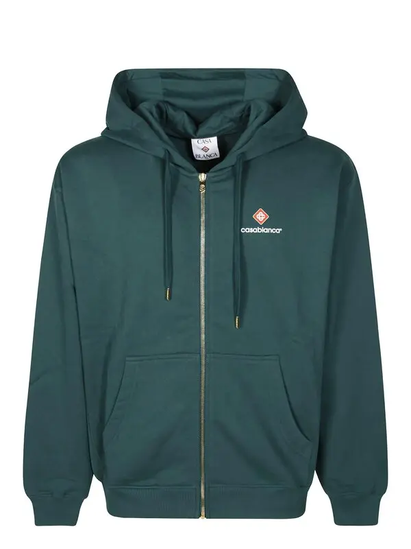 Casablanca Windbreaker Jacket - Blu