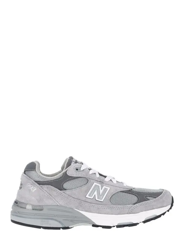 NEW BALANCE 993 Suede Mesh Low Top Sneakers - Grey
