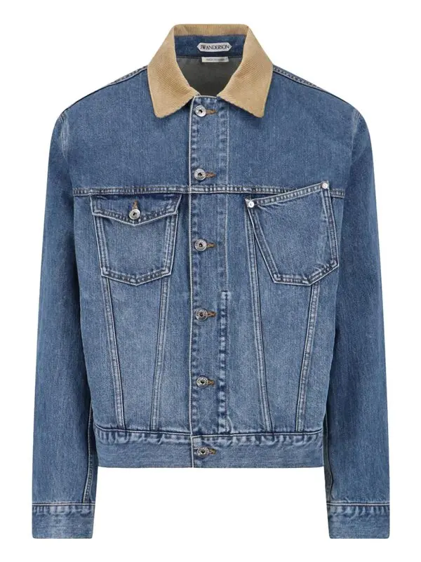 JW Anderson Cotton Utility Jacket - Blue