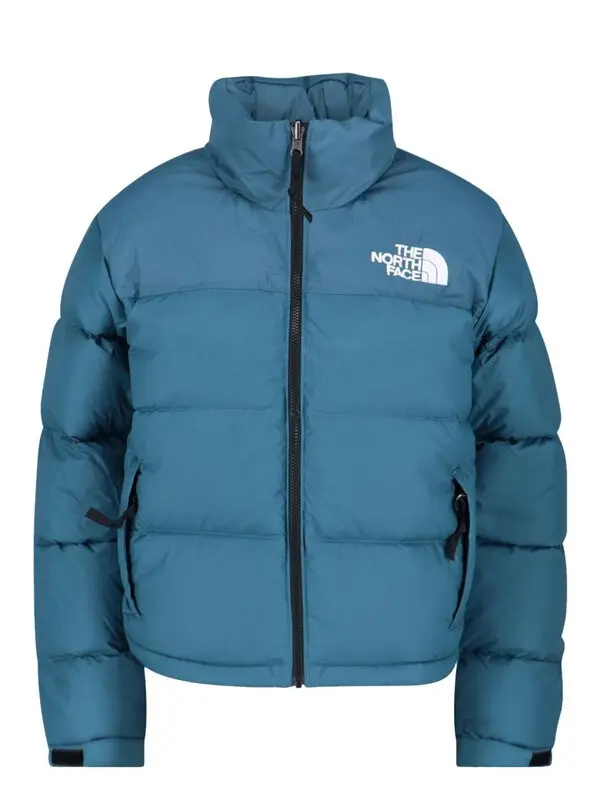 The North Face Puffer Jacket With High Neck - Blue