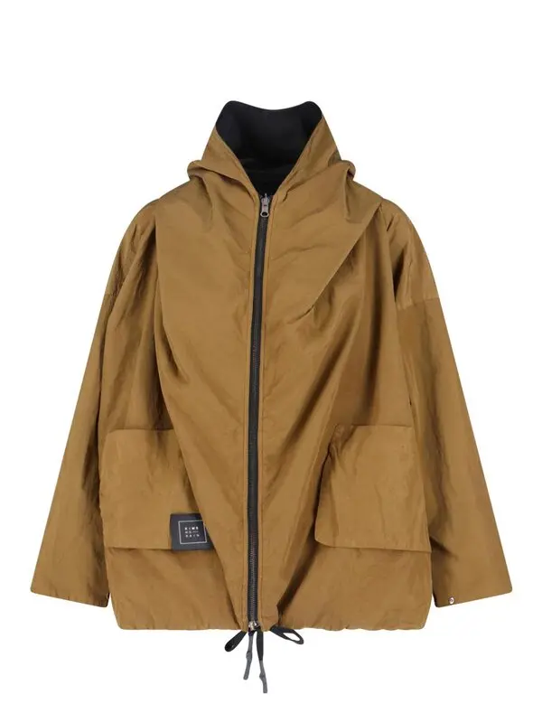 KIMONO RAIN Rain Kimono Jacket In 100% Polyamide - Brown