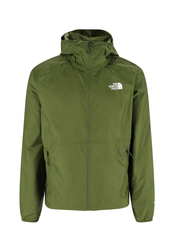 The North Face Hooded Windbreaker Jacket - Green