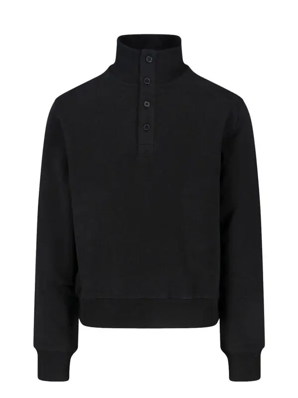 ENTIRE STUDIOS 100% Cotton Zip Up Hoodie - Black
