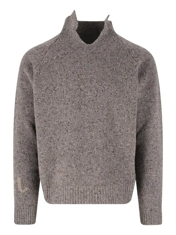 ERL Wool Blend Crewneck Sweater - Grey