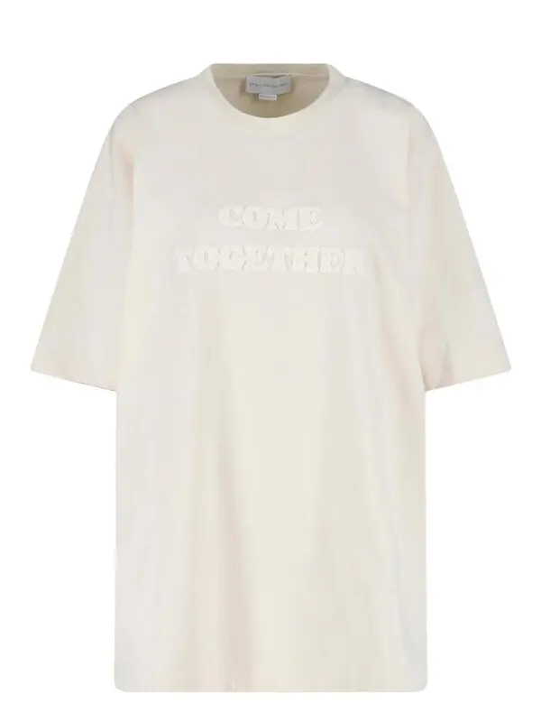 Stella McCartney Cotton & Elastane Jersey Top - White